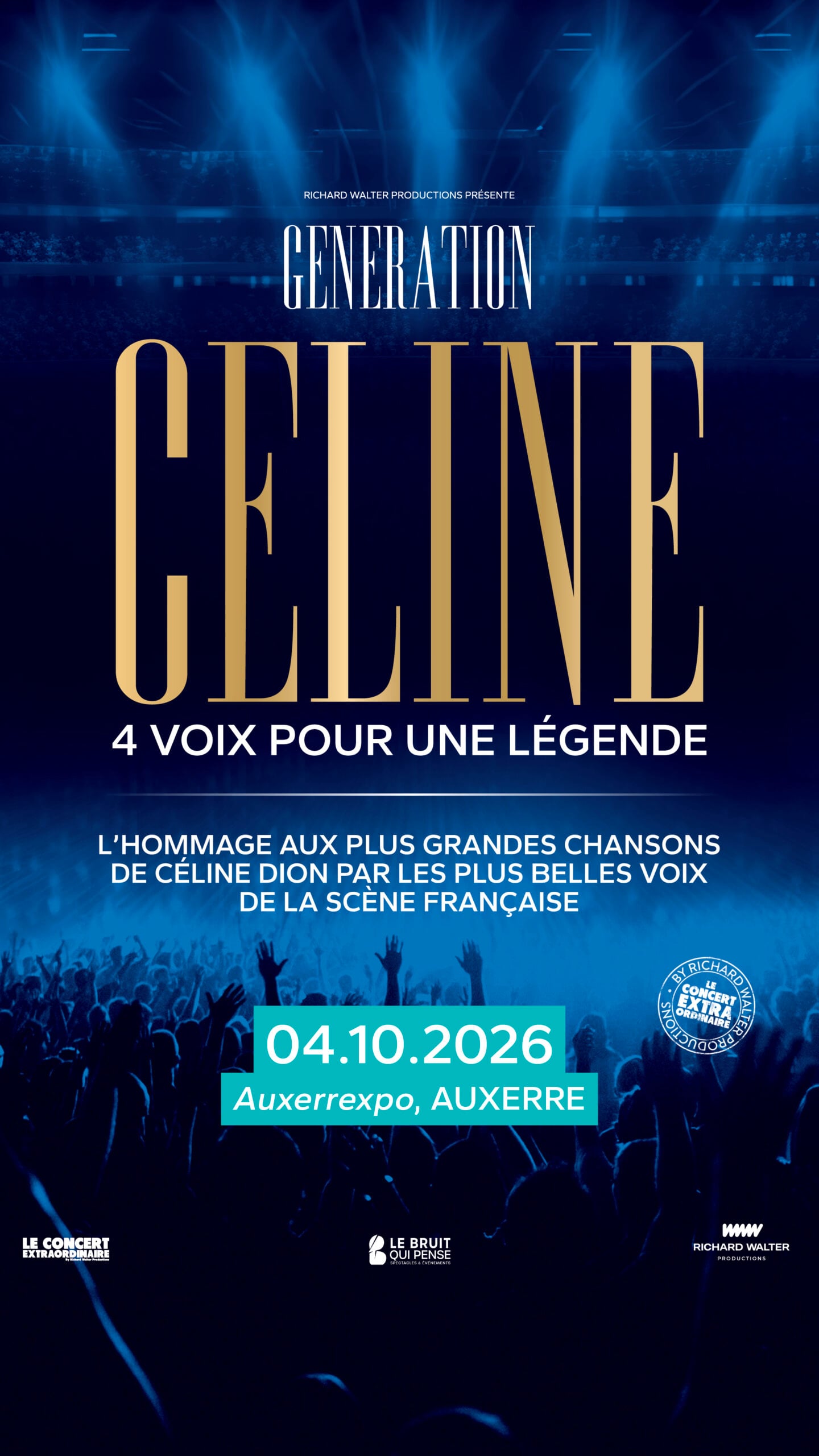 Di 04 Oct 2026 // Génération Céline "4 voix pour une légende" – Concert ...